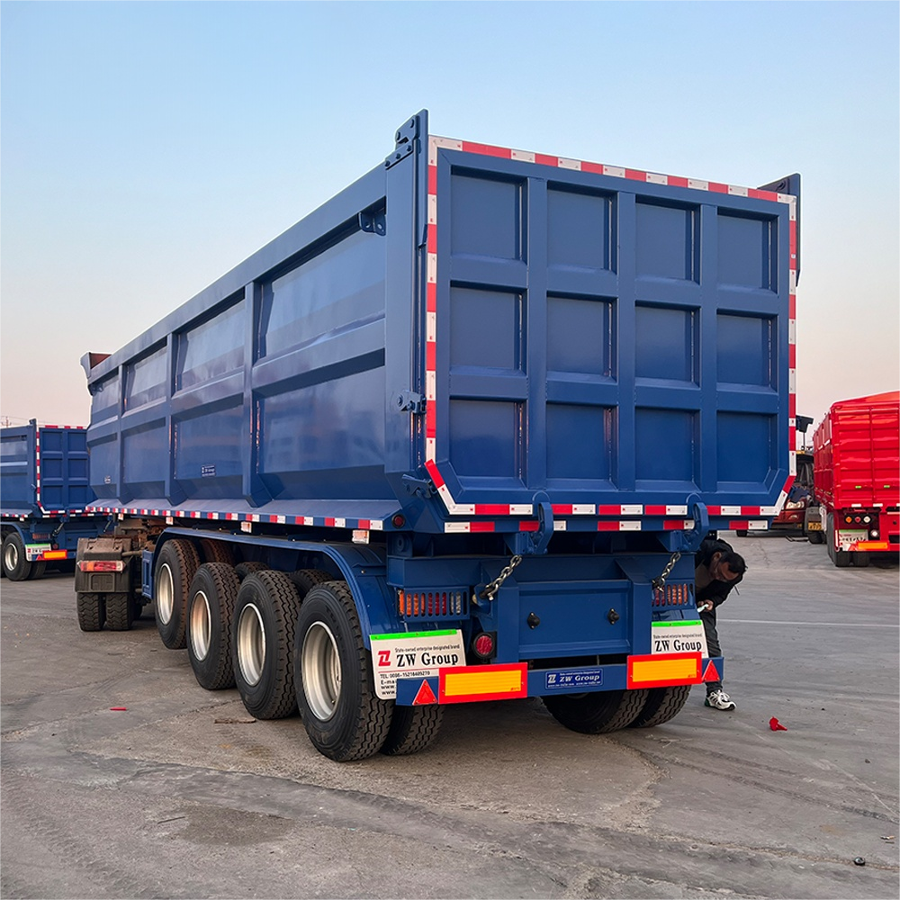 4 Axle U Type Tipper Trailer - ZW GROUP Vehicle