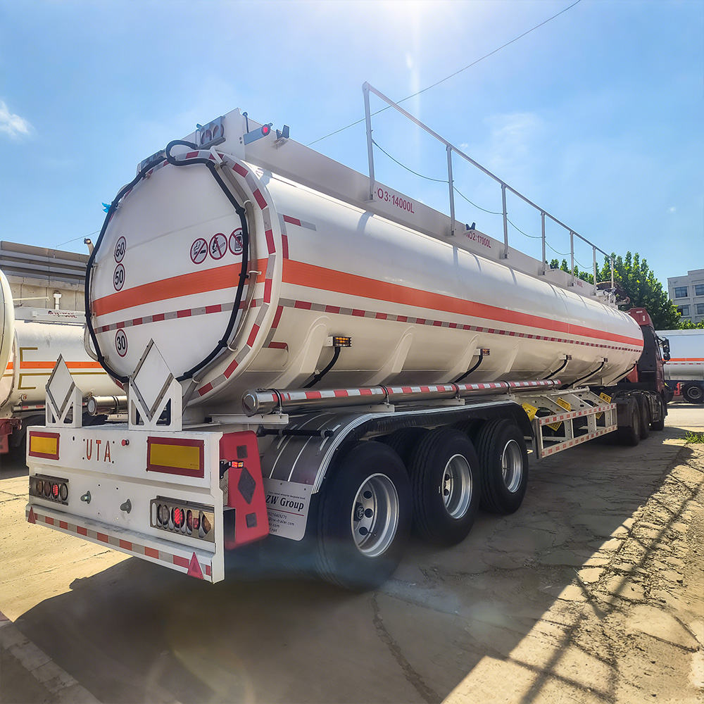 ZW 3 Axle Aluminum Tanker Semi Trailer - ZW GROUP Vehicle