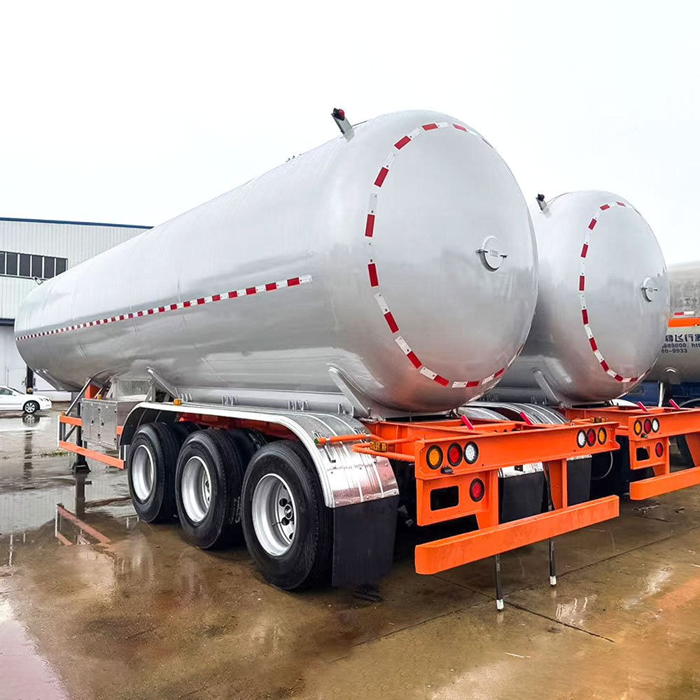 56 Cubic Meter LPG Tanker Semi-Trailer - ZW GROUP Vehicle